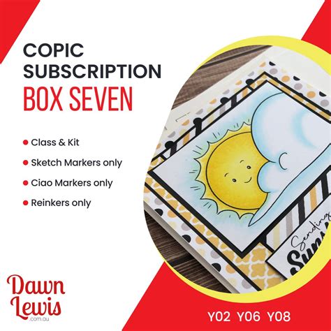 Copic Subscription Box 7 Y02 Y06 Y08