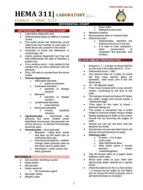 Differential Count Pdf