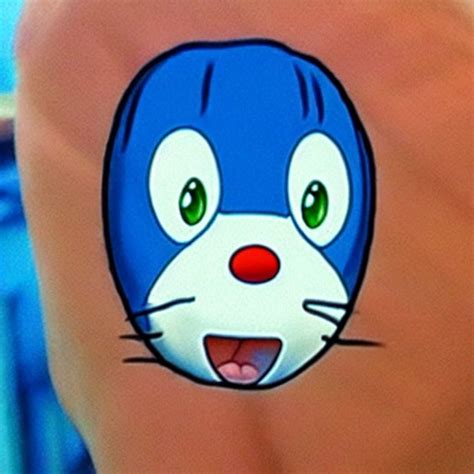 Super Realistic Of Doraemon Face Arthubai