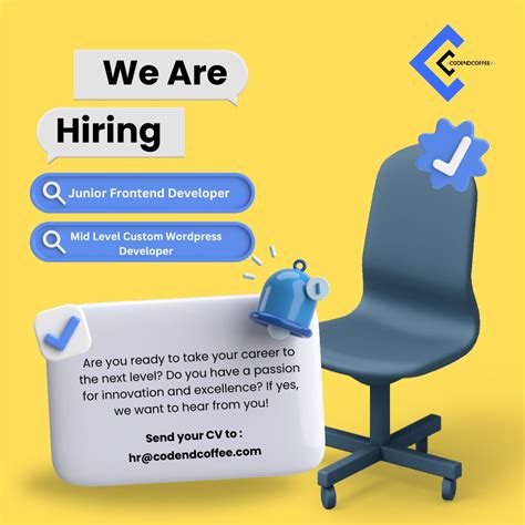 Codendcoffee On Linkedin Hiring Frontenddeveloper