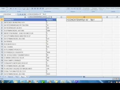 Concatenar Unir Colunas No Excel YouTube