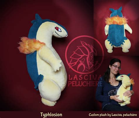 Typhlosion Custom Plush By Peluchiere On Deviantart