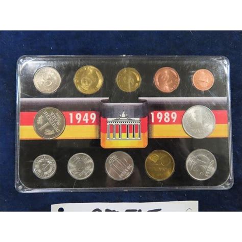 1949 1989 Encapsulated German Coin Sets