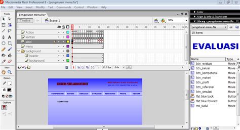 Ais Production Tutorial Flash Membuat Menu Navigasi Sederhana