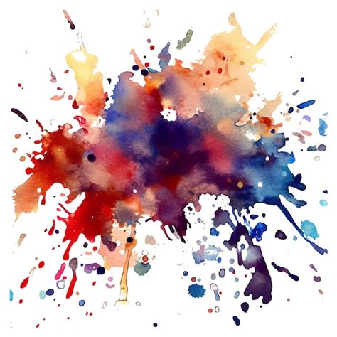 Premium Vector Abstract Ink Splash Background Colorful Paint Splatter