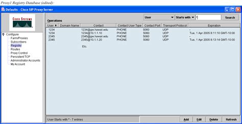 cookbook configuring cisco sip proxy server
