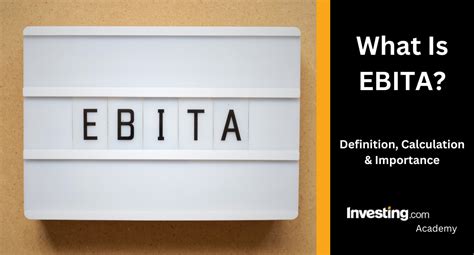 Ebita Definition Calculation And Uses