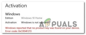 FIX Windows Activation Error XC F On Windows Appuals
