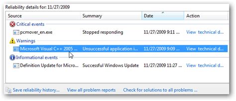 Troubleshoot Computer Problems With Reliability Monitor In Windows