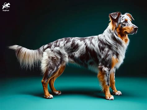 Perro Pastor Australiano Con Manchas Azules Pastor Ovejero Australiano