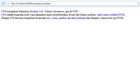 Tutorial Belajar Css Part Pengertian Css Apa Yang Dimaksud Dengan