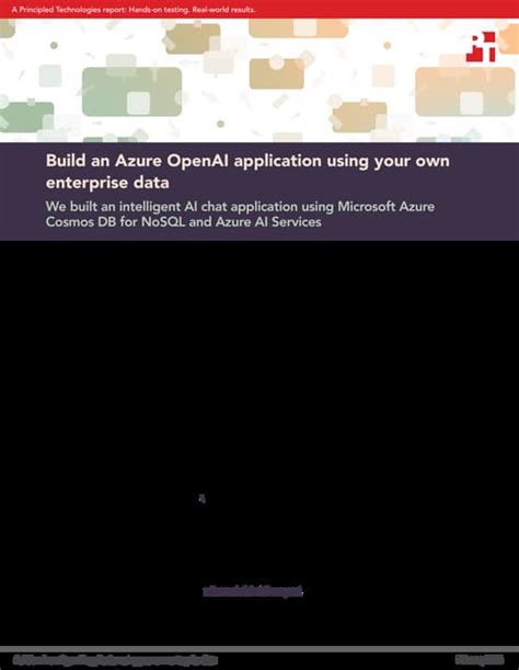 Build An Azure Openai Application Using Your Own Enterprise Data Pdf