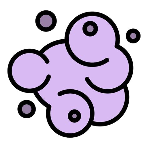 Premium Vector Soap Foam Icon Outline Soap Foam Vector Icon Color Flat Isolated