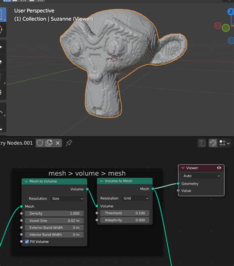 Is There A Way To Smooth Out Volume To Mesh Geometry Node Modeling Blender Artists Community