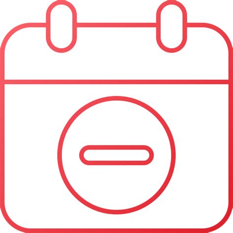 Delete Event Free Time And Date Icons