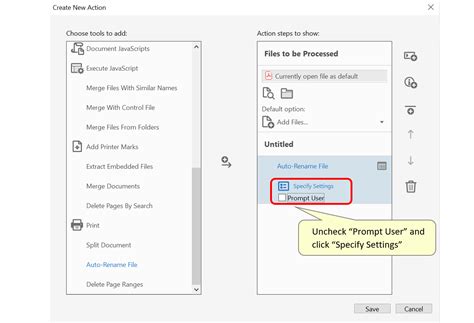 Automatically Rename Pdf Files Using Guided Actions