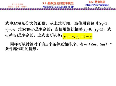 Chapter 3 整数规划 运筹学 Integer Programming Operations Research Ppt Download