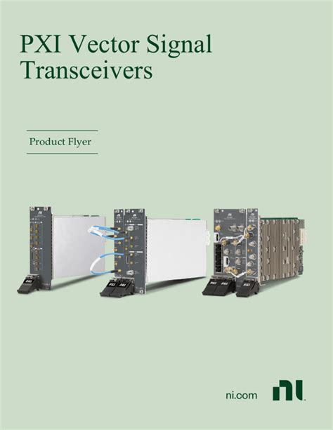 Pxi Vector Signal Transceivers