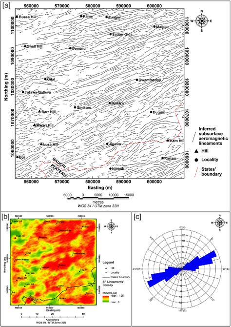 Sf Subsurface Aeromagnetic Lineaments Analysis A Subsurface