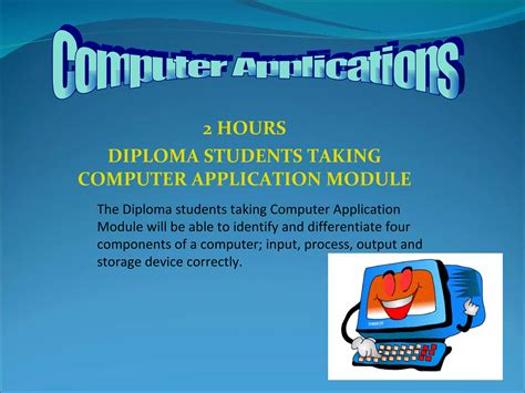 Computer Application Ppt