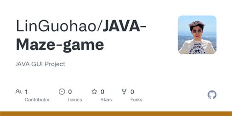 github linguohao java maze game java gui project