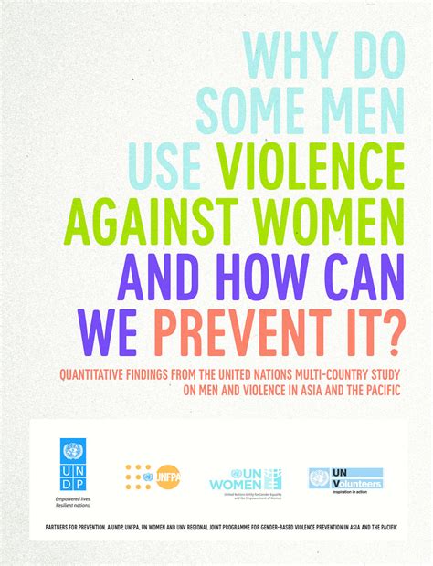 Why Do Some Men Use Violence Against Women And How Can We Perevent It
