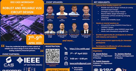 Sedemos News IEEE CASS IIT Roorkee Offline Workshop On Robust And Reliable VLSI Circuits Design