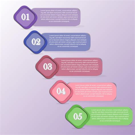 Premium Vector Option Vector Progress Icons For Five Steps