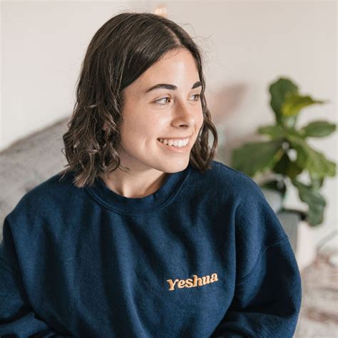 Yeshua Embroided Crewneck Red Letter Designs Co