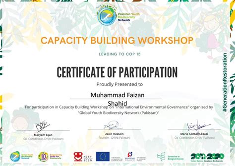 Muhammad Faizan Shahid ☑️ On Linkedin Capacity Building Workshop International