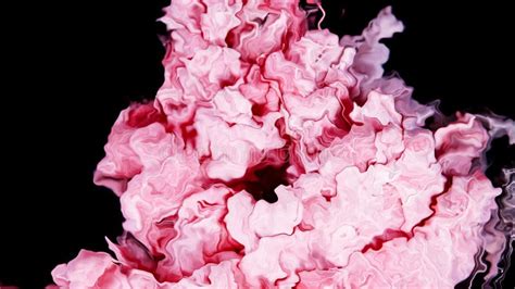 Dynamic Fusion Red And White Ink Dance Together In Water Creating A Spectacular Splash Of