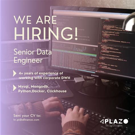 Hanna K On Linkedin Fintech Data Vacancy It Engineer Mysql Mongodb Python