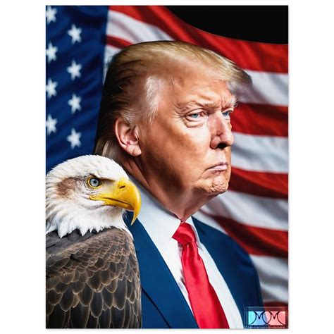 Donald Trump Iconic Collection Poster Unique Masterpiece Art Print High