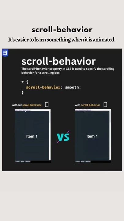 Effortless Scrolling With Javascript 🚀 Shorts ⚡ Master Scroll Behavior In Js In 60 Seconds