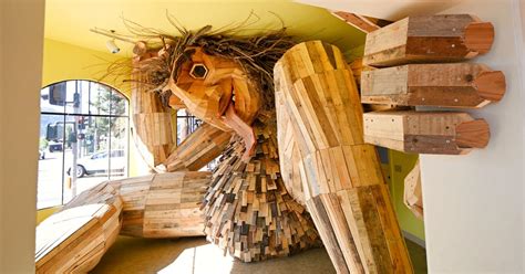 Thomas Dambo Giant Troll “lulu” Installed At California Nature Art