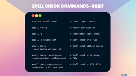 Victor Orobio On Linkedin How To Use Spell Check On Your Linux Terminal