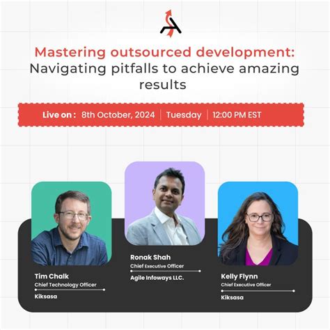 Agile Infoways On Linkedin Outsourcing Development Webinar Strategies Speakers Kiksasa