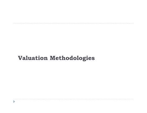Startup Valuation Methods Pdf