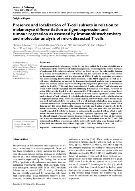 Pdf Identification Of Multiple Mrna And Dna Sequences From Small Tissue Samples Isolated By