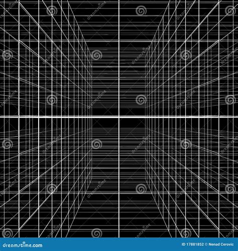 Abstract Construction Of Wire Vector Stock Vector Illustration Of Modern White