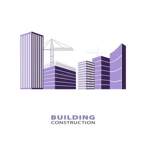 Logotipo De Los Edificios De Real Estate De La Ciudad Ilustración Del