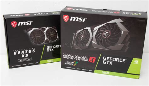 PC Ekspert - Hardware EZine - MSI GeForce GTX 1650 Gaming X & Ventus XS ...