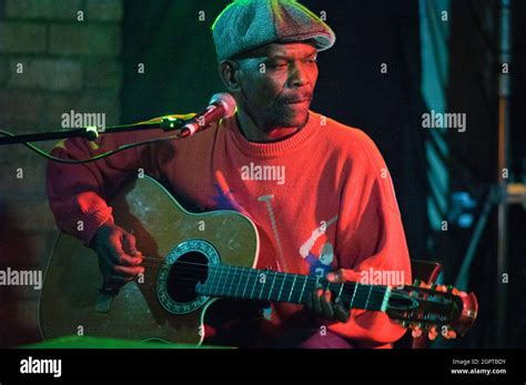 South African Musician Ray Phiri Plays At The National Arts Festival