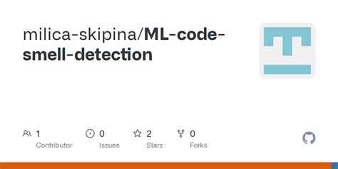 Github Milica Skipinaml Code Smell Detection