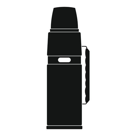 Thermos Flask Black Simple Icon 14182829 Vector Art At Vecteezy