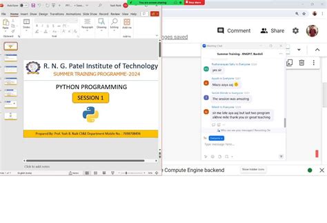 Yash Naik On Linkedin Python Programming Expert Webinar