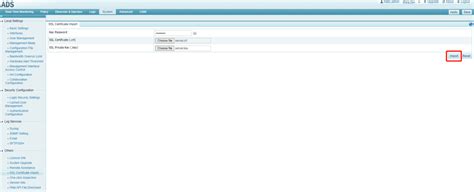 Ssl Certificate Replacement On Nsfocus Ads Nsfocus Inc A Global Network And Cyber Security