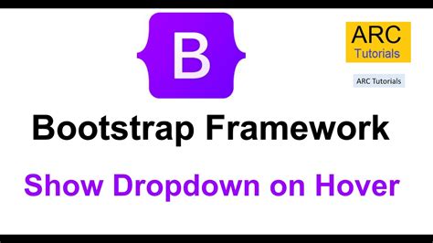 bootstrap tutorial for beginners 42 display navbar dropdown on hover