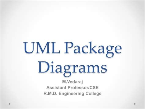 Uml Package Diagram Ppt