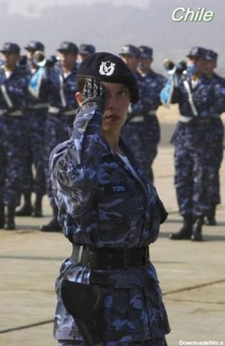 عکس دختر لباس نظامی